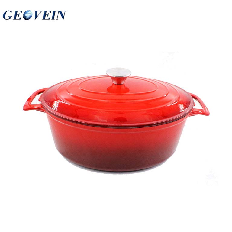 Enameled Cast Iron Cookware Oval Cooking Pot Casserole Dish | Factory ...