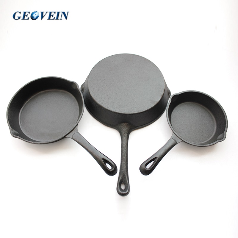 Cast Iron Frying Pan Set | Factory Supplier - Geovein